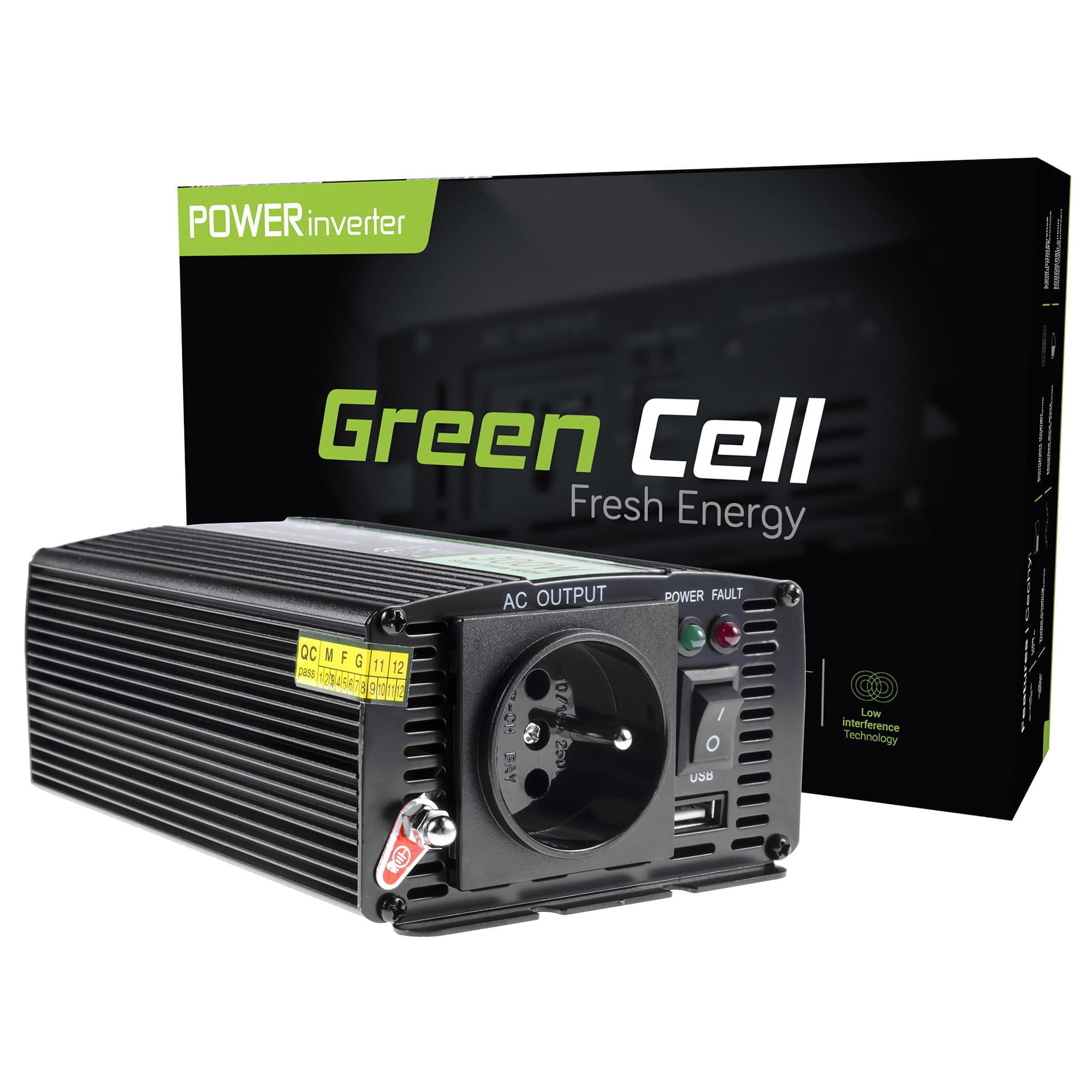 Green Cell Inverter 12V till 230V 300W / 600W – Graded.se